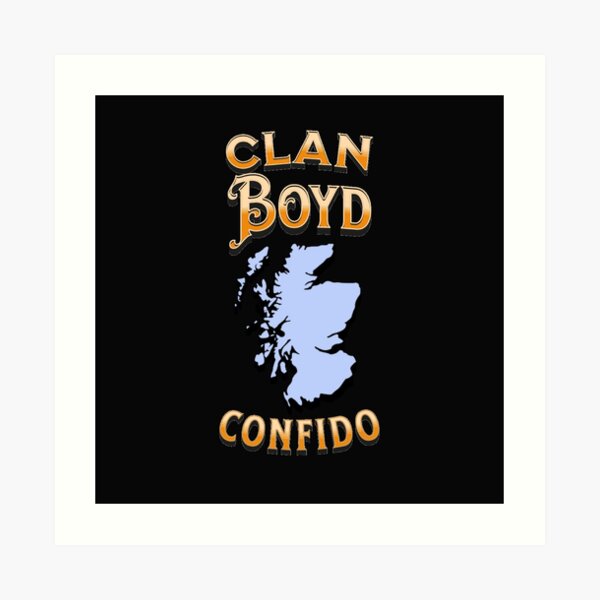 "Clan Boyd Motto Scottish Crest" Art Print for Sale by ljrigby | Redbubble