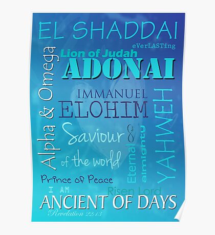 Names of God Posters | Redbubble
