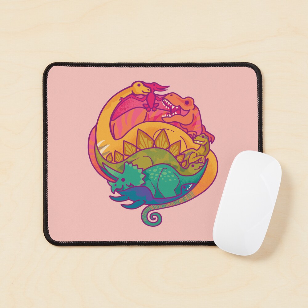"Dino Rainbow" Sticker for Sale by Wayne Minnis | Redbubble