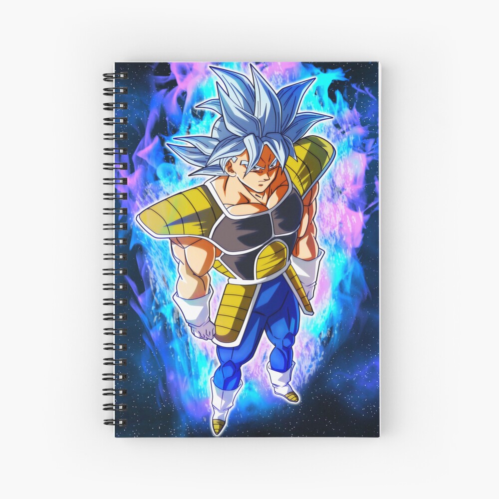 "Saiyan armor Goku Ultra Instinct DBS Manga" Spiral Notebook by ...