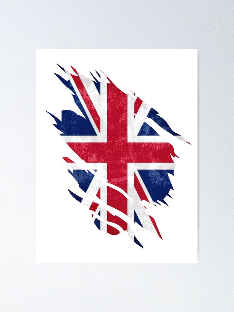 "Union Jack Torn Flag" Poster for Sale by JoyceMarker | Redbubble