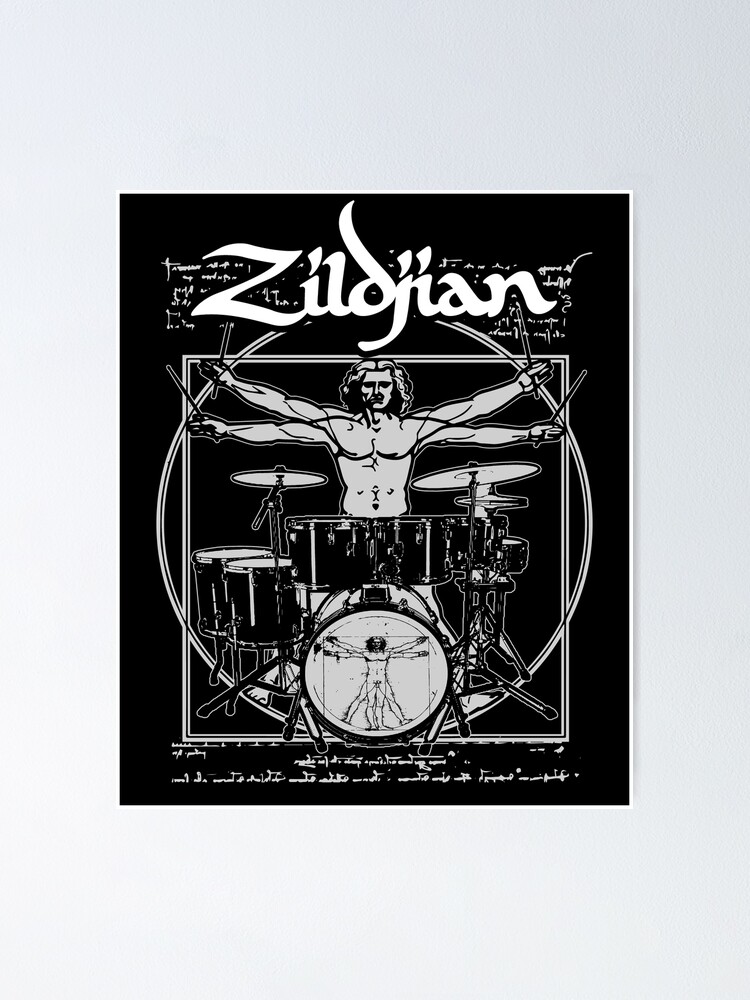 "VITRUVIAN MAN ZILDJIAN" Poster for Sale by TEEjDESIGN | Redbubble