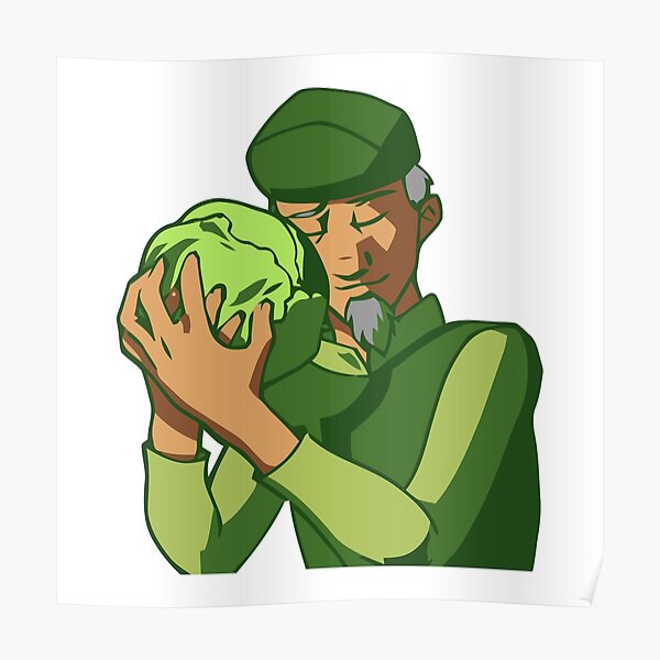 "Cabbage guy" Poster for Sale by elceeadam | Redbubble