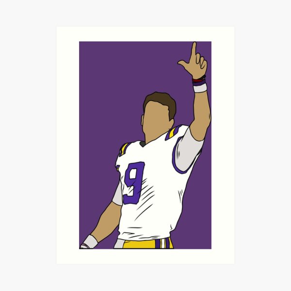 "Joe Burrow Celebration" Art Print for Sale by RatTrapTees | Redbubble