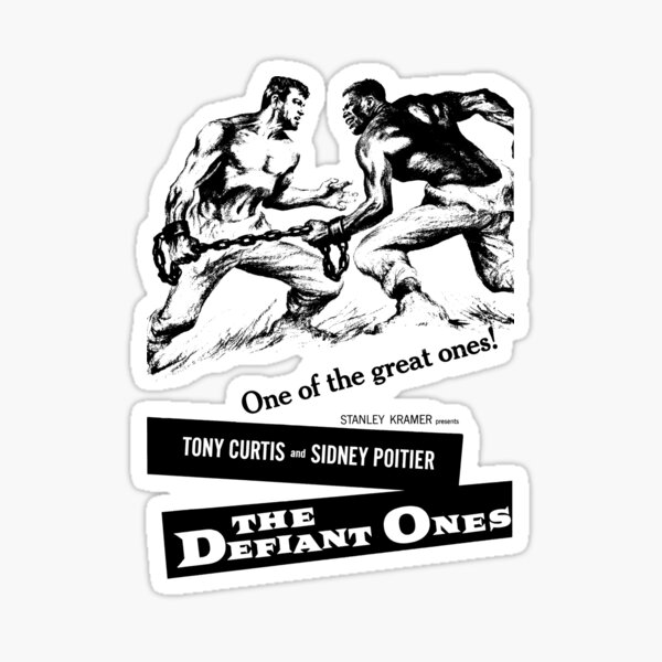 "The Defiant Ones Movie Poster" Sticker for Sale by MovieFunTime ...