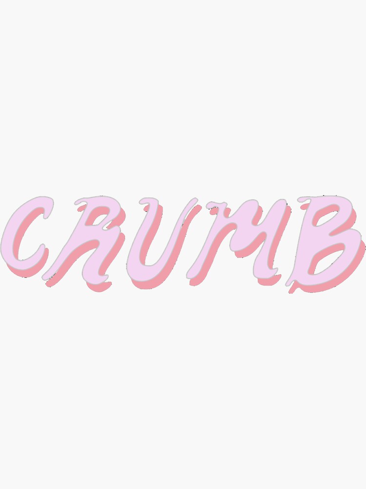 "Pink Crumb" Sticker by clntfeenerw | Redbubble