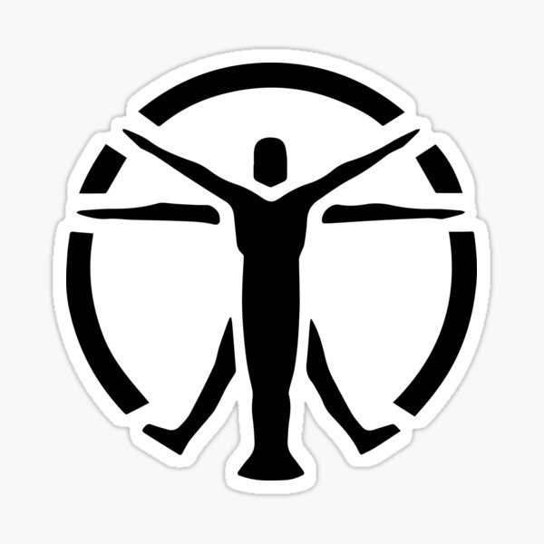 "The Institute Emblem (black)" Sticker by AdoringFanArt | Redbubble