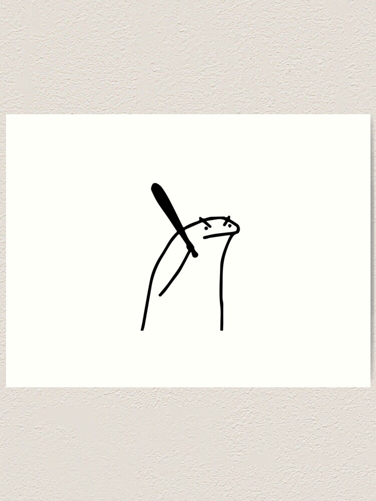 "angry flork" Art Print for Sale by Mely26 | Redbubble