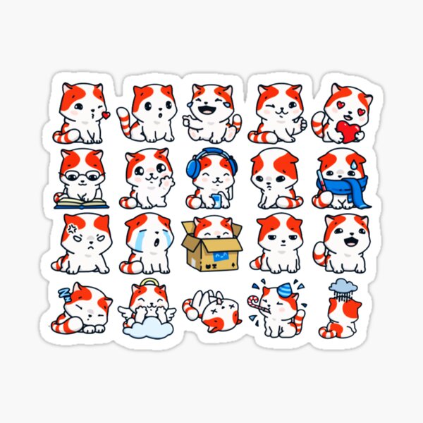 "Marsey The Cat" Sticker for Sale by lemdak | Redbubble