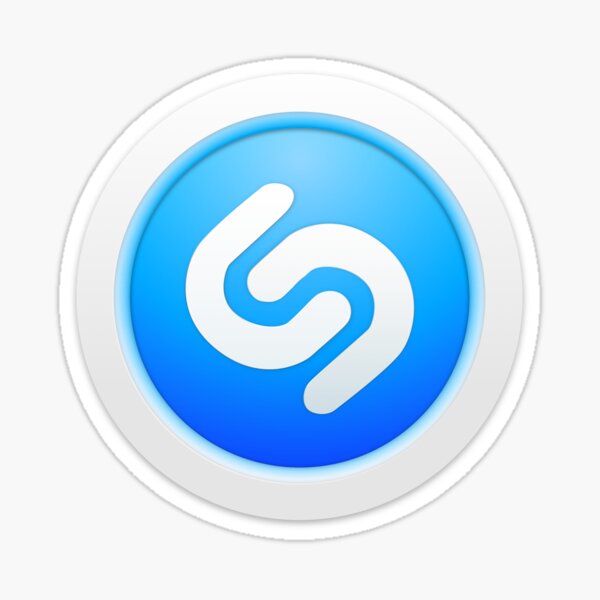 "Shazam icon" Sticker for Sale by IconsTalk | Redbubble