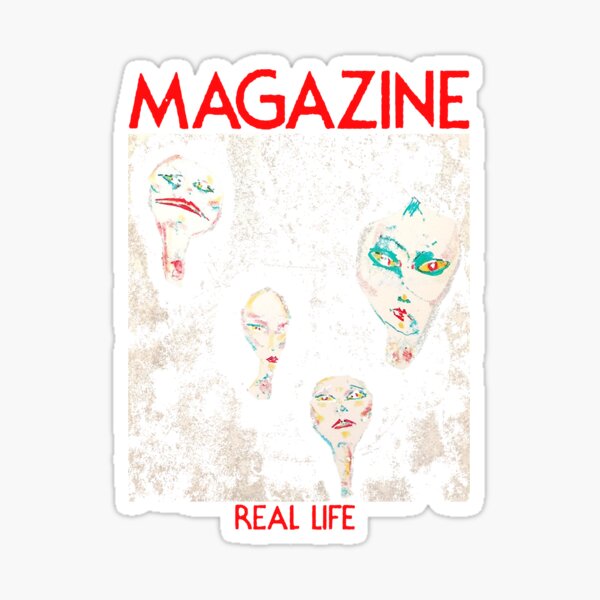 "Active Satirical Sci-Fi Performance Stage Magazine Real Life" Sticker ...