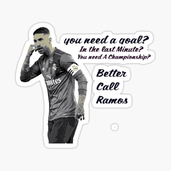 "Sergio Ramos " Sticker by Sodoai | Redbubble