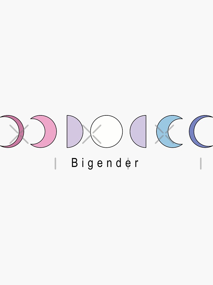 "Bigender Boho Style" Sticker by yphien | Redbubble