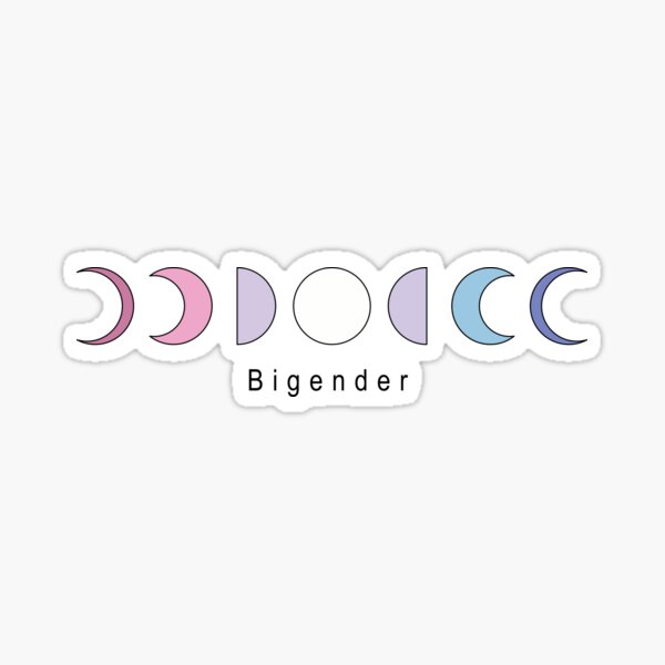 "Bigender Boho Style" Sticker by yphien | Redbubble