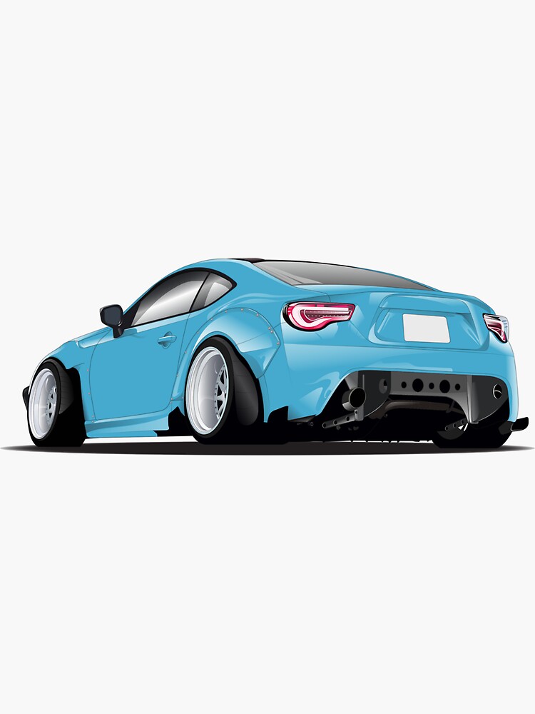 "BRZ WIDE BODY" Sticker by RED-DESIGN | Redbubble