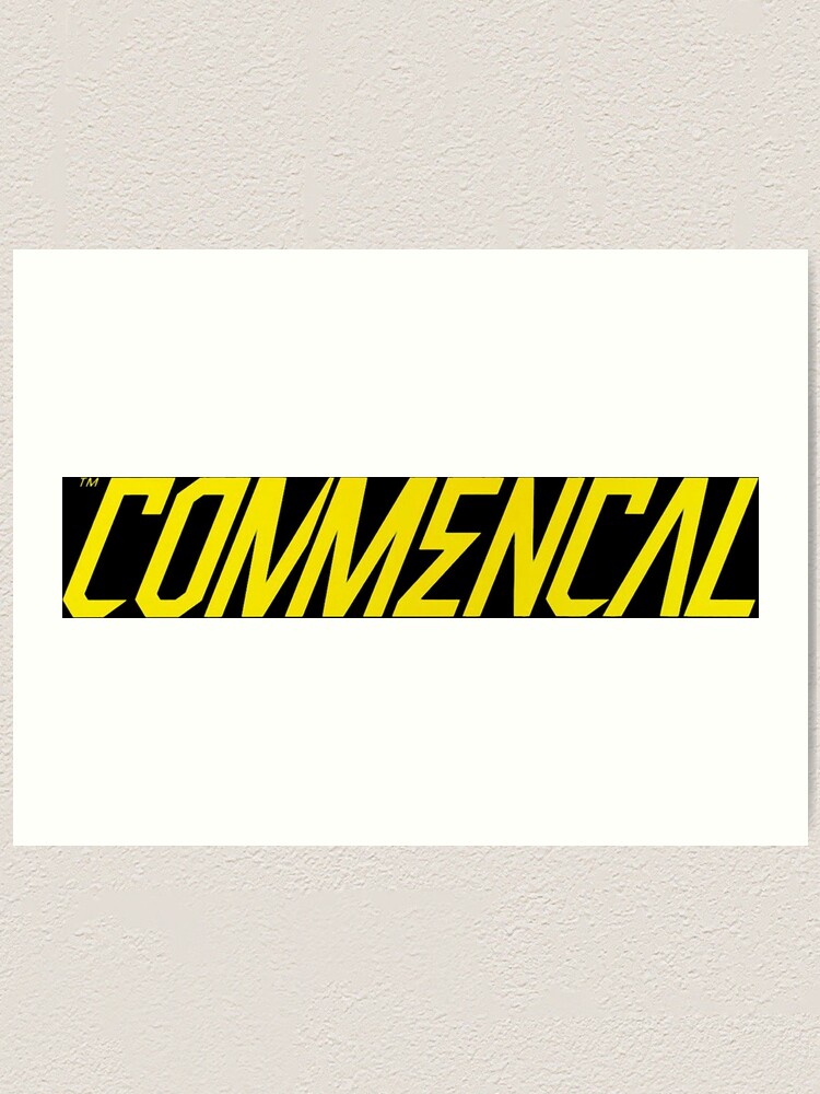 "Commencal Yellow Logo " Art Print for Sale by ivanbowers | Redbubble