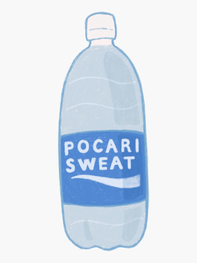 "Pocari Sweat" Sticker by fshfried | Redbubble