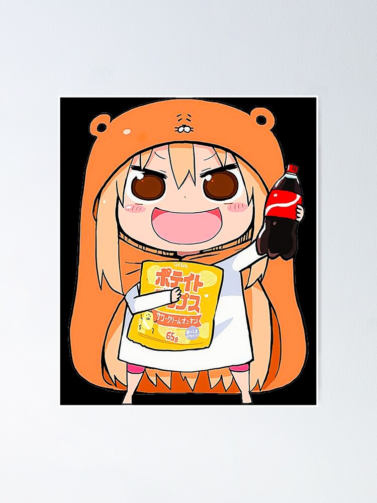 "Umaru chan Himouto! Umaru-chan Chibi Anime Manga- Holding Cola And ...