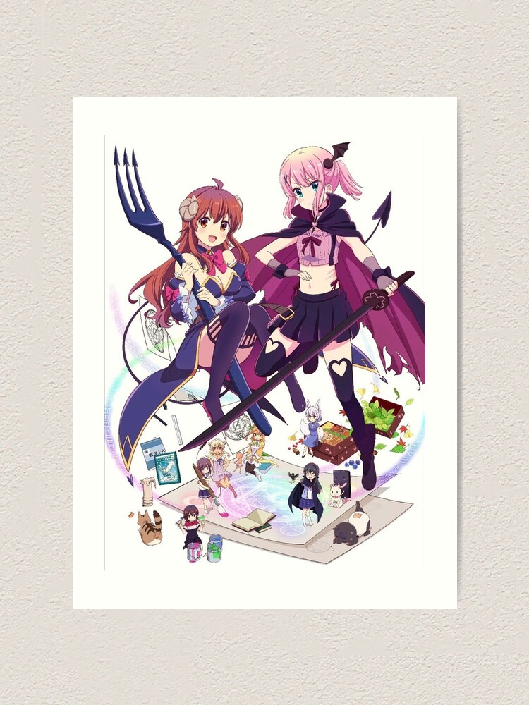 "Machikado Mazoku 2 (The Demon Girl Next Door)" Art Print for Sale by ...