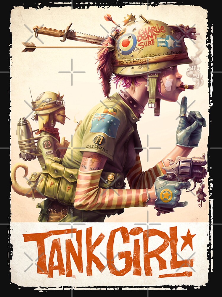 "TANK GIRL" T-shirt for Sale by sumangbedoi | Redbubble | tank girl t ...