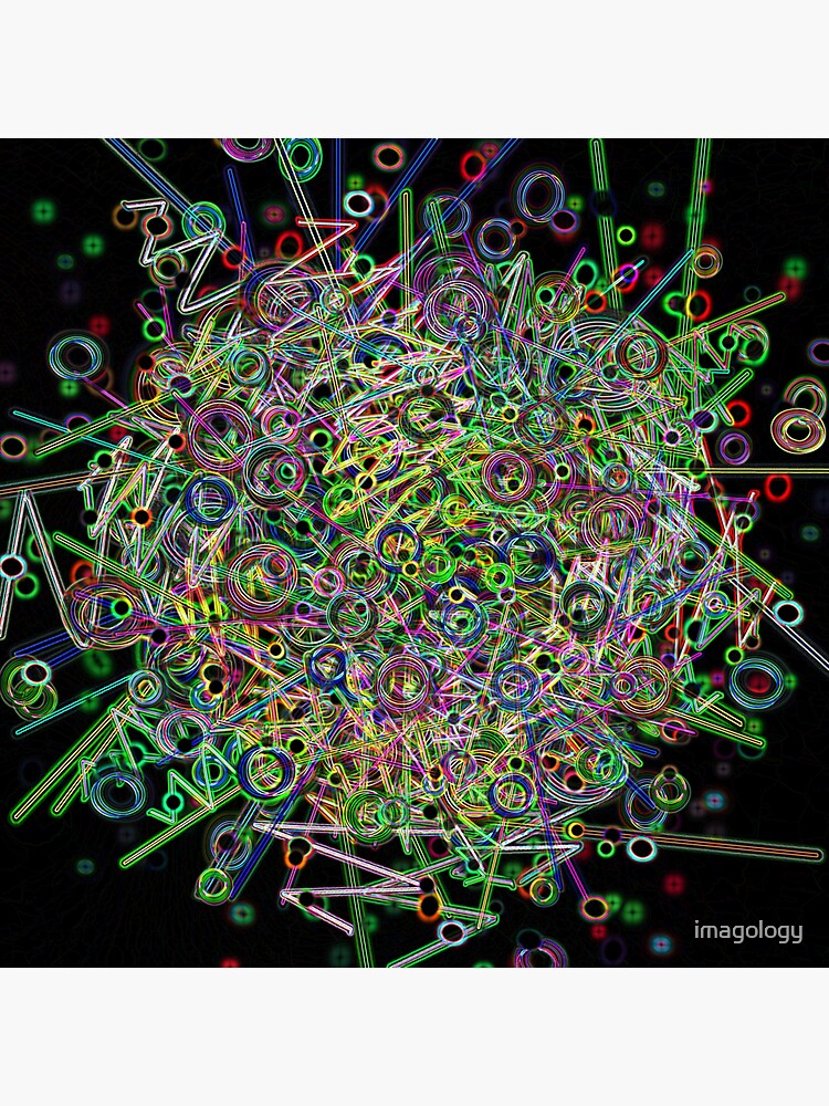 "Laser Beams" Sticker by imagology | Redbubble