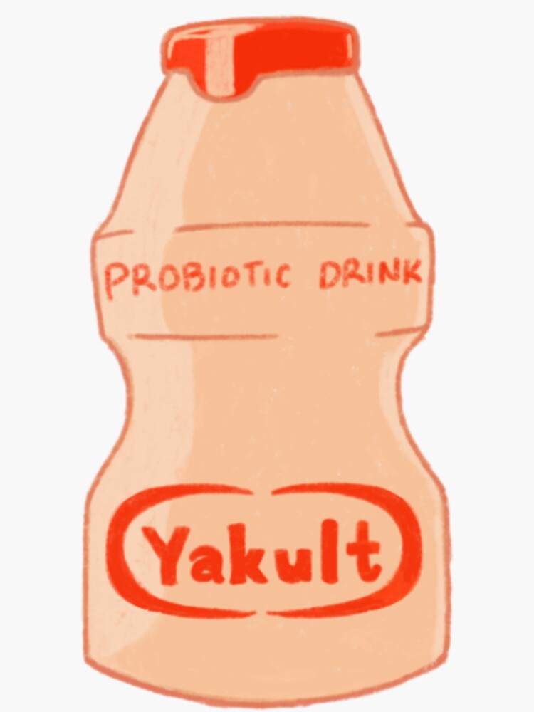 "Yakult" Sticker for Sale by fshfried | Redbubble