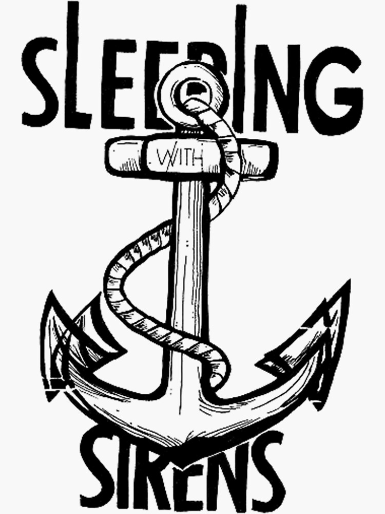 "jangkar logo band" Sticker for Sale by davidenzo | Redbubble