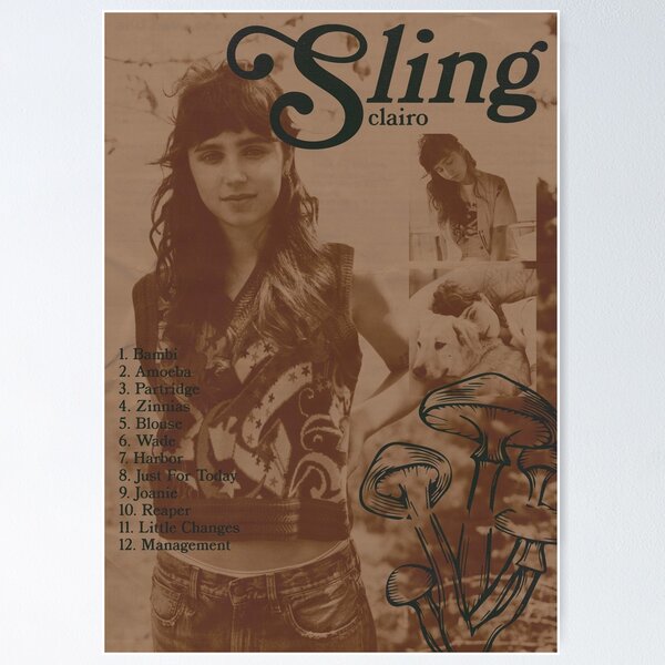 "Clairo - Sling" Poster for Sale by lucaxanne | Redbubble