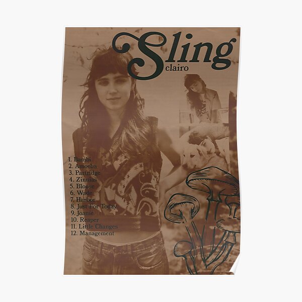 "Clairo - Sling" Poster for Sale by lucaxanne | Redbubble