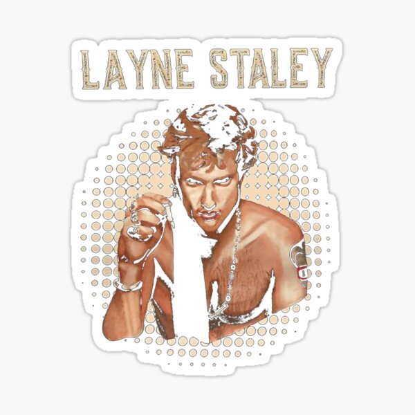 "LAYNE STALEY" Sticker for Sale by neko-ojimeow | Redbubble