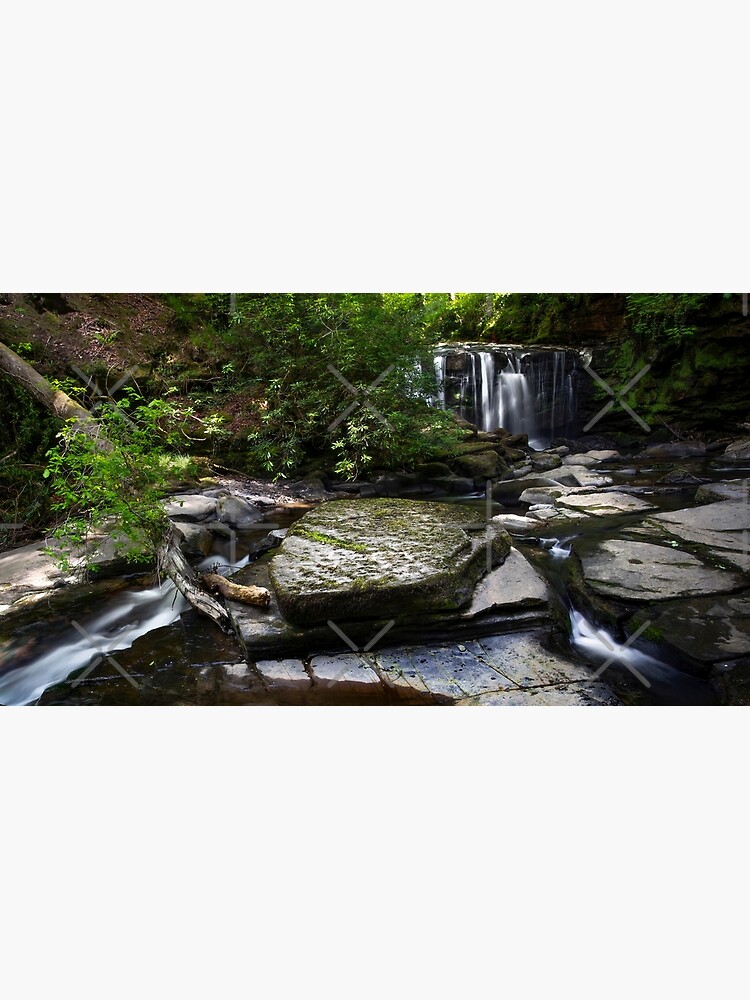 "Bedrock at the waterfall" Poster for Sale by leightoncollins | Redbubble