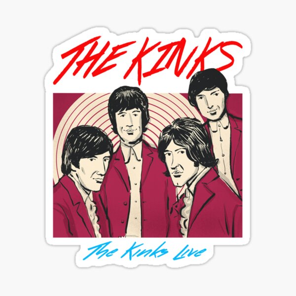 "Love Rock The Kinks Band Live" Sticker for Sale by CharleneToy | Redbubble