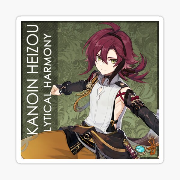 "Heizou :: Shikanoin Heizou Genshin Impact" Sticker von dudu-inpajamas ...