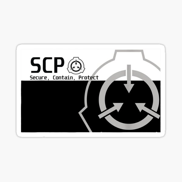 "SCP Foundation Logo " Sticker by dickvusqr | Redbubble