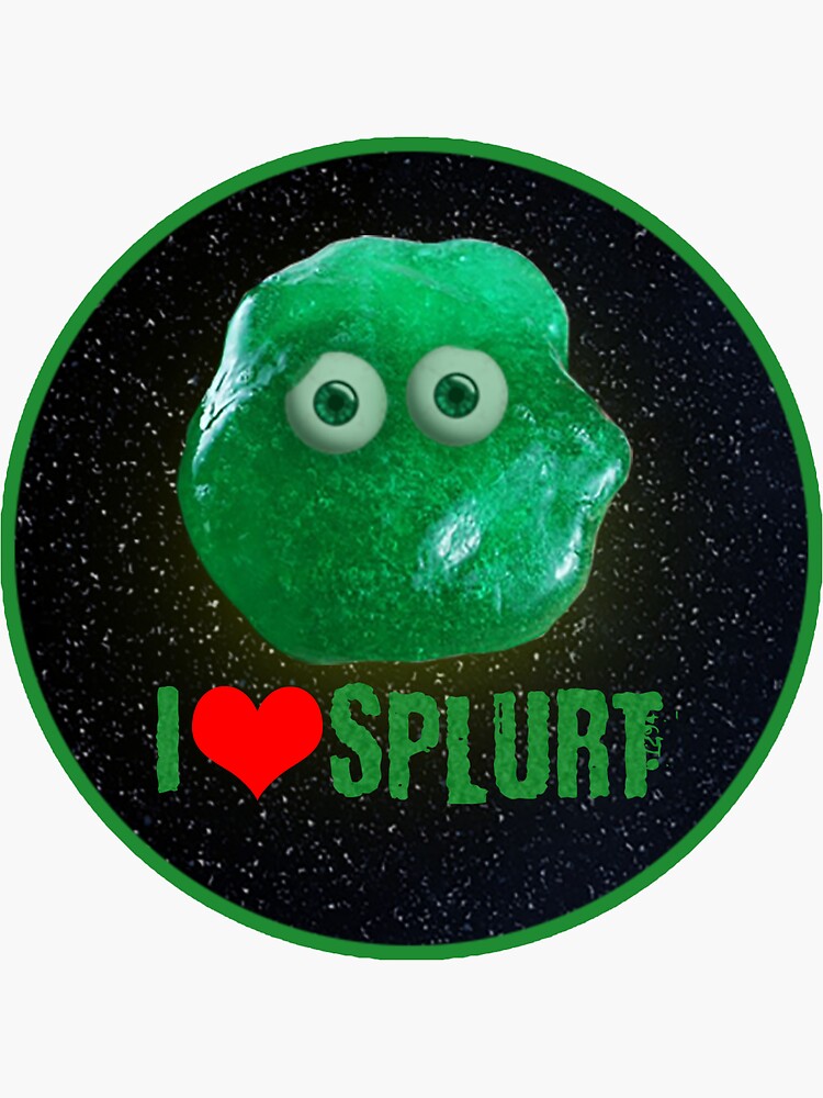 "I Love Splurt!" Sticker for Sale by barryhutchison | Redbubble