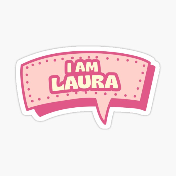 "I am Laura, Laura Calligraphy, Gift for Laura, Custom Gift Laura ...