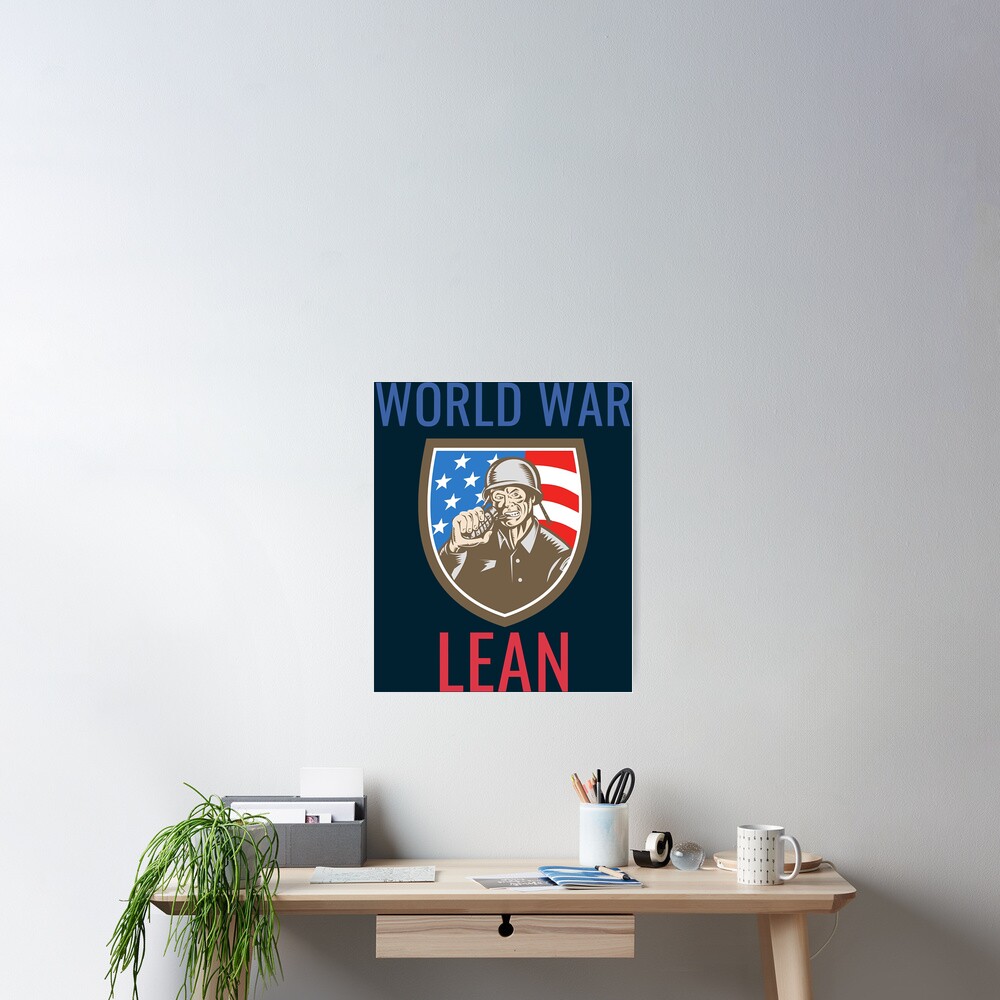 "World War Lean,Crappy Worldwide ,Joe Biden " Poster for Sale by ...