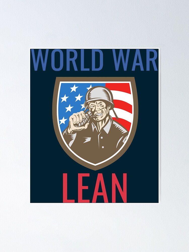 "World War Lean,Crappy Worldwide ,Joe Biden " Poster for Sale by ...