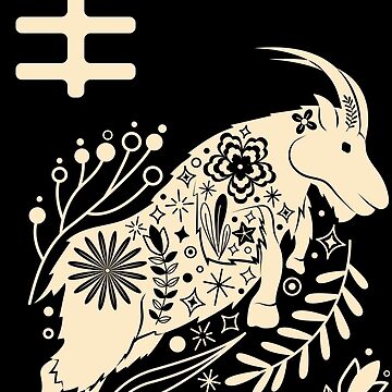"Born in Year of the Goat - Chinese Astrology - Sheep Zodiac Sign Shio ...