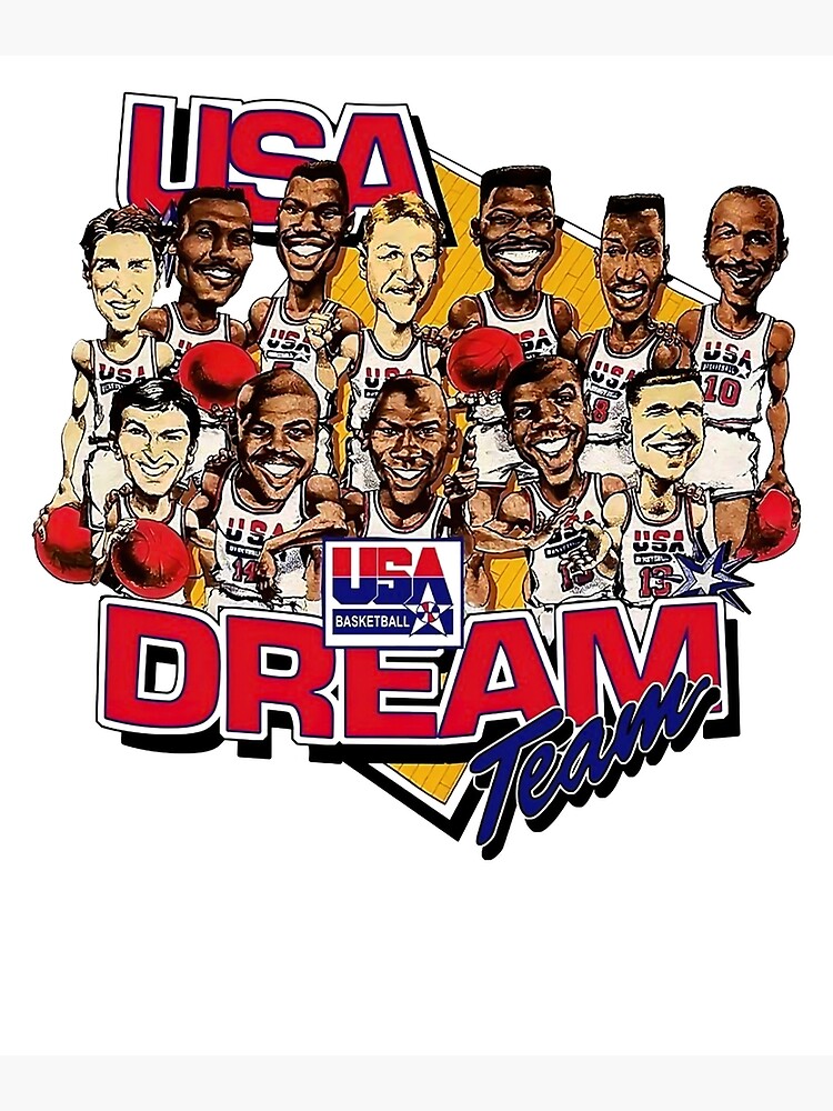 "USA DREAM TEAM" Poster for Sale by JarrettZulau | Redbubble