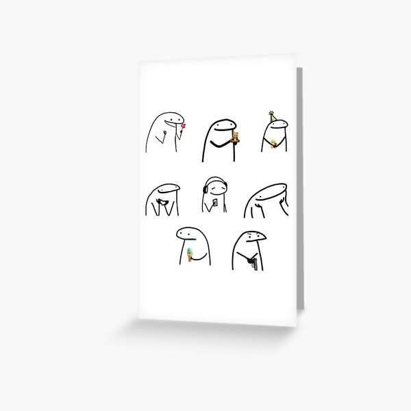 "Flork Pack" Greeting Card by Eriartec | Redbubble