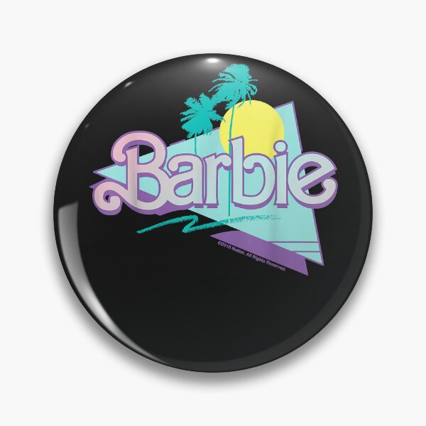 "Barbie 's barbie logo" Pin for Sale by dravenriyaxa | Redbubble