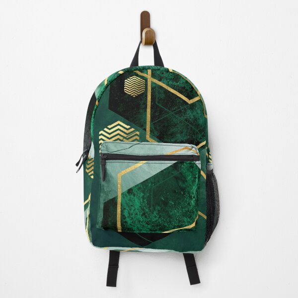 Emerald Green Geo Backpack