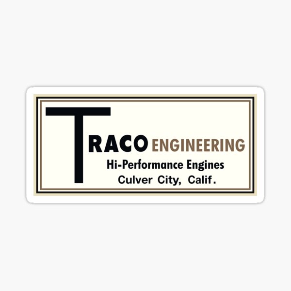"Traco Engineering" Sticker by darkmonohue | Redbubble