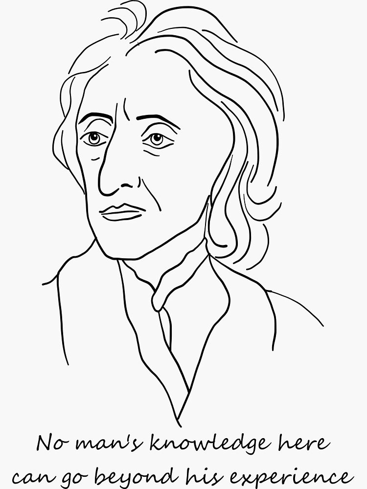 John Locke Sticker For Sale By Alexandarbelic Redbubble
