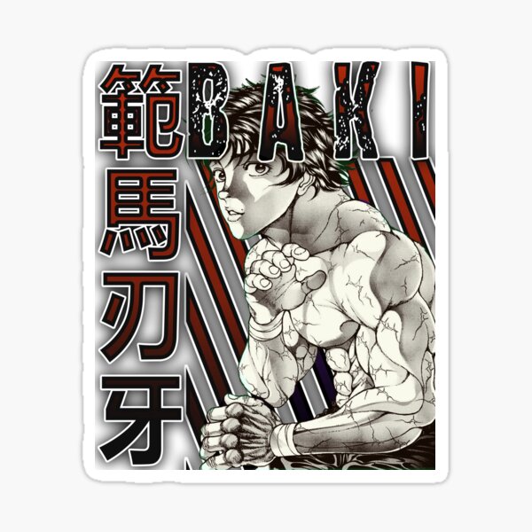 "Baki The Grappler | Baki Hanma: The Grappler" Sticker by Manga-101 ...