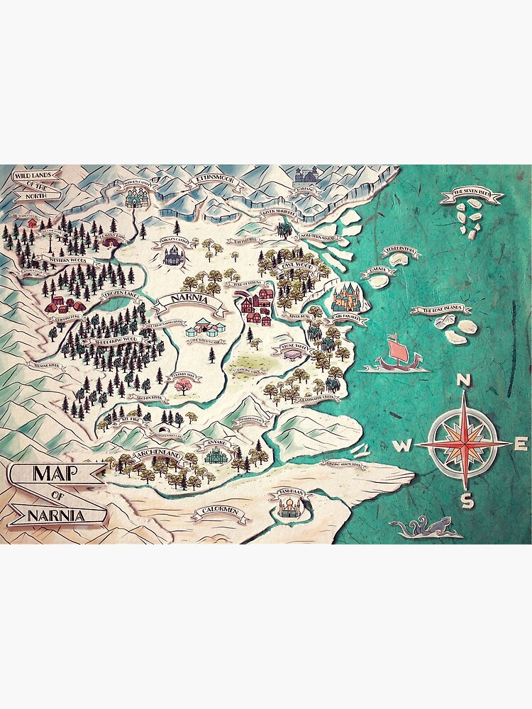 "Map of Narnia" Poster for Sale by katesteele | Redbubble