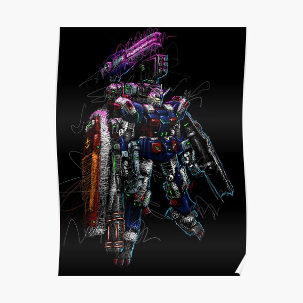 "Gundam thunderbolt" Poster for Sale by Shawngkolon | Redbubble