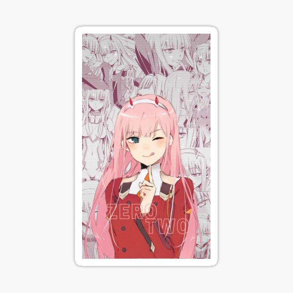 "Zero Two" Sticker by risumei | Redbubble