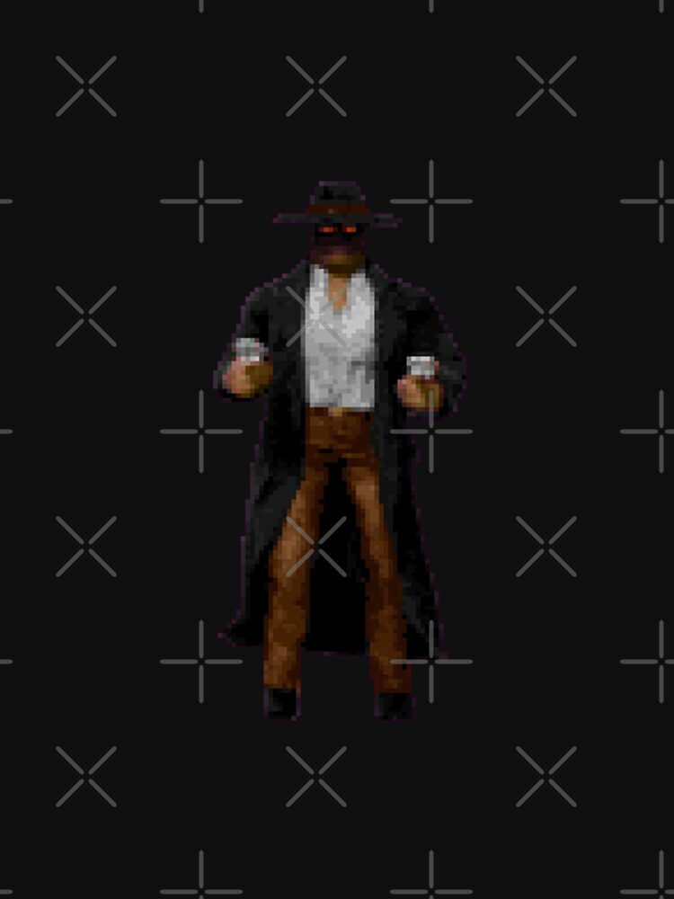 "Monolith Blood DOS 1997 PC Game - Caleb" T-shirt by m0uth | Redbubble